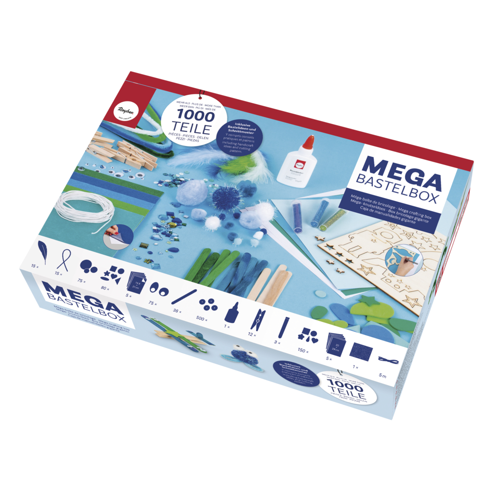 Mega-Bastelbox Space 1.000 Teile