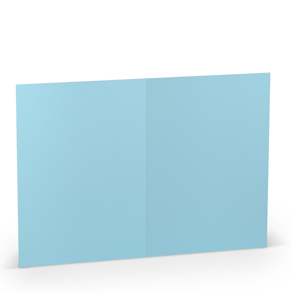 Rössler Paperado Doppelkarte B6 Aqua, 5 Stück