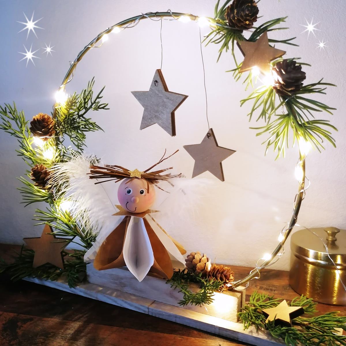 Weihnachtsengel im Dekoring